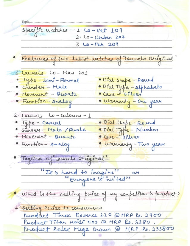 Business Studies (Marketing Management) Project Class 12th CBSE | PDF