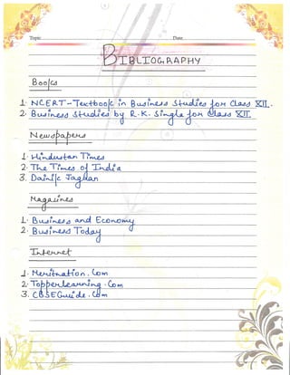 Business Studies (Marketing Management) Project Class 12th CBSE | PDF