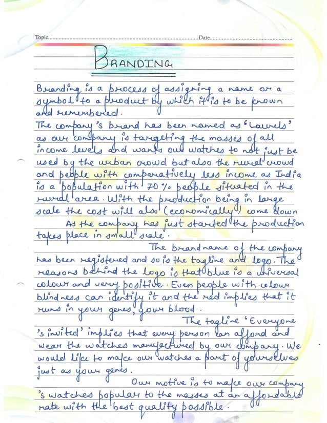 Business Studies (Marketing Management) Project Class 12th CBSE | PDF