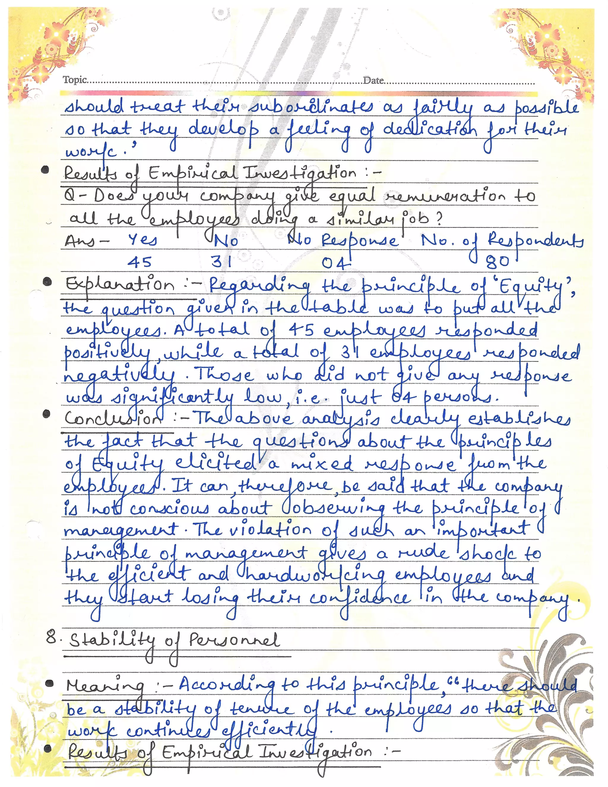 Business Studies (Principles of Management) Project Class 12th CBSE | PDF