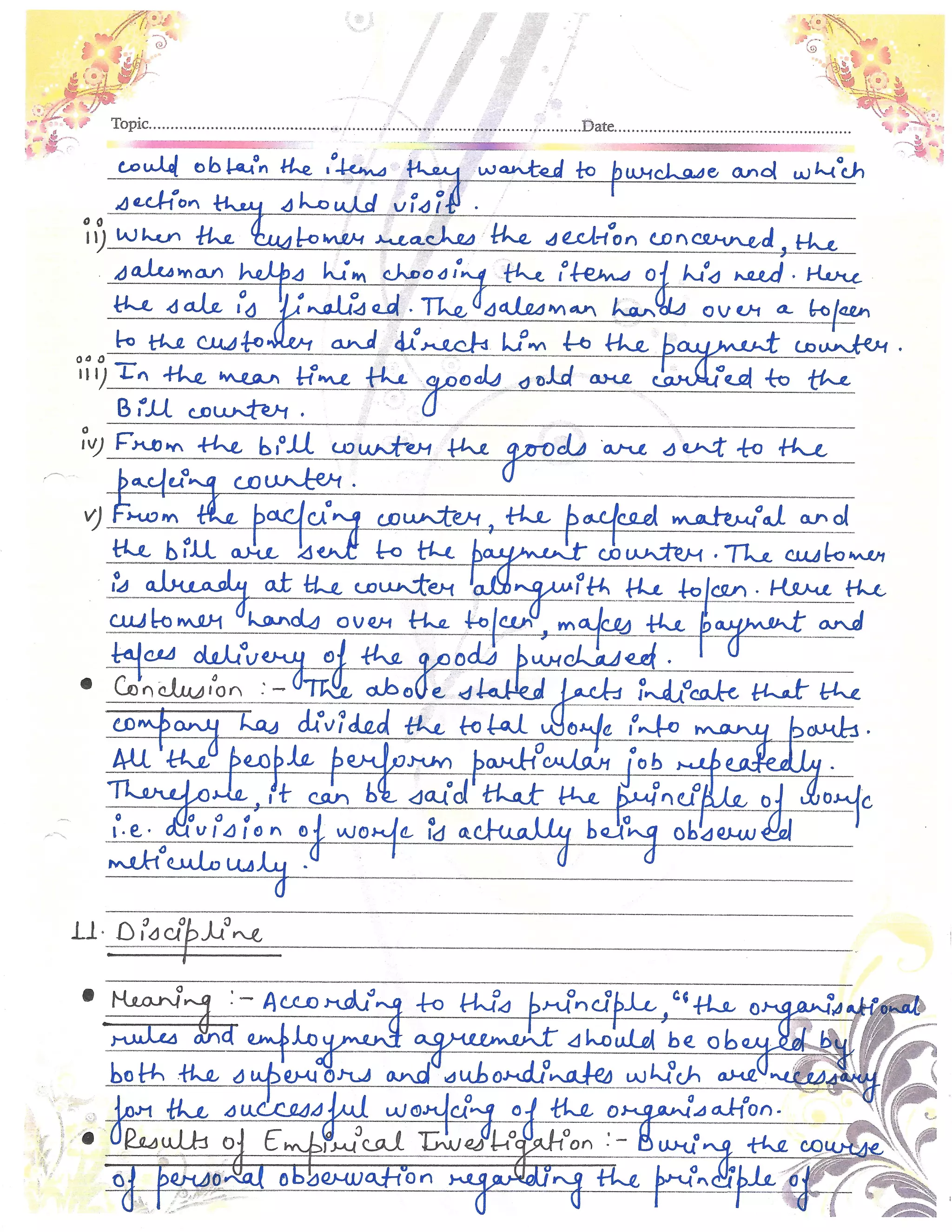 Business Studies (Principles of Management) Project Class 12th CBSE | PDF