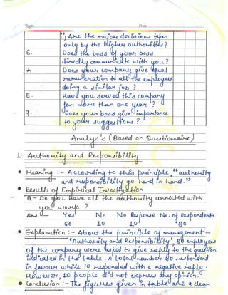 Business Studies (Principles of Management) Project Class 12th CBSE | PDF