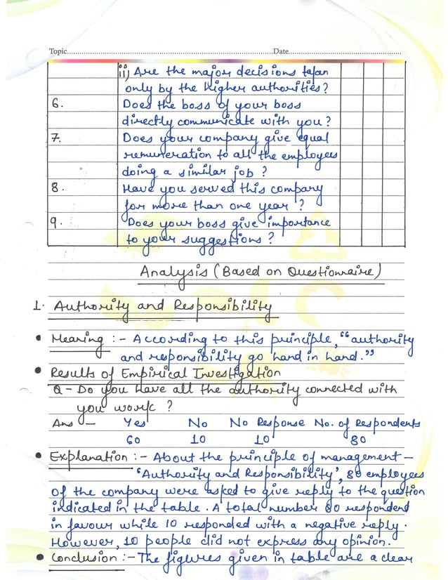 Business Studies (Principles of Management) Project Class 12th CBSE | PDF