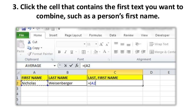 How To Combine Text From Two Or More Cells In Excel How To Combine Text From Two Or More Cells In Excel
