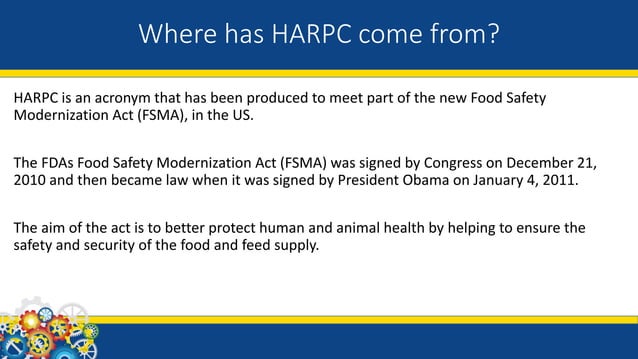 Combine Your HACCP & HARPC Plan | PPTX | Food & Drink