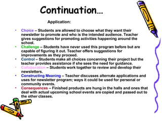 Combining Technology Wth the 6 C's of Motivation | PPT