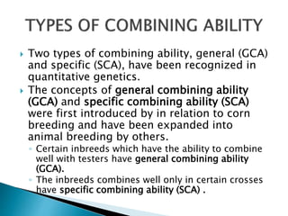 Combining ability | PPTX