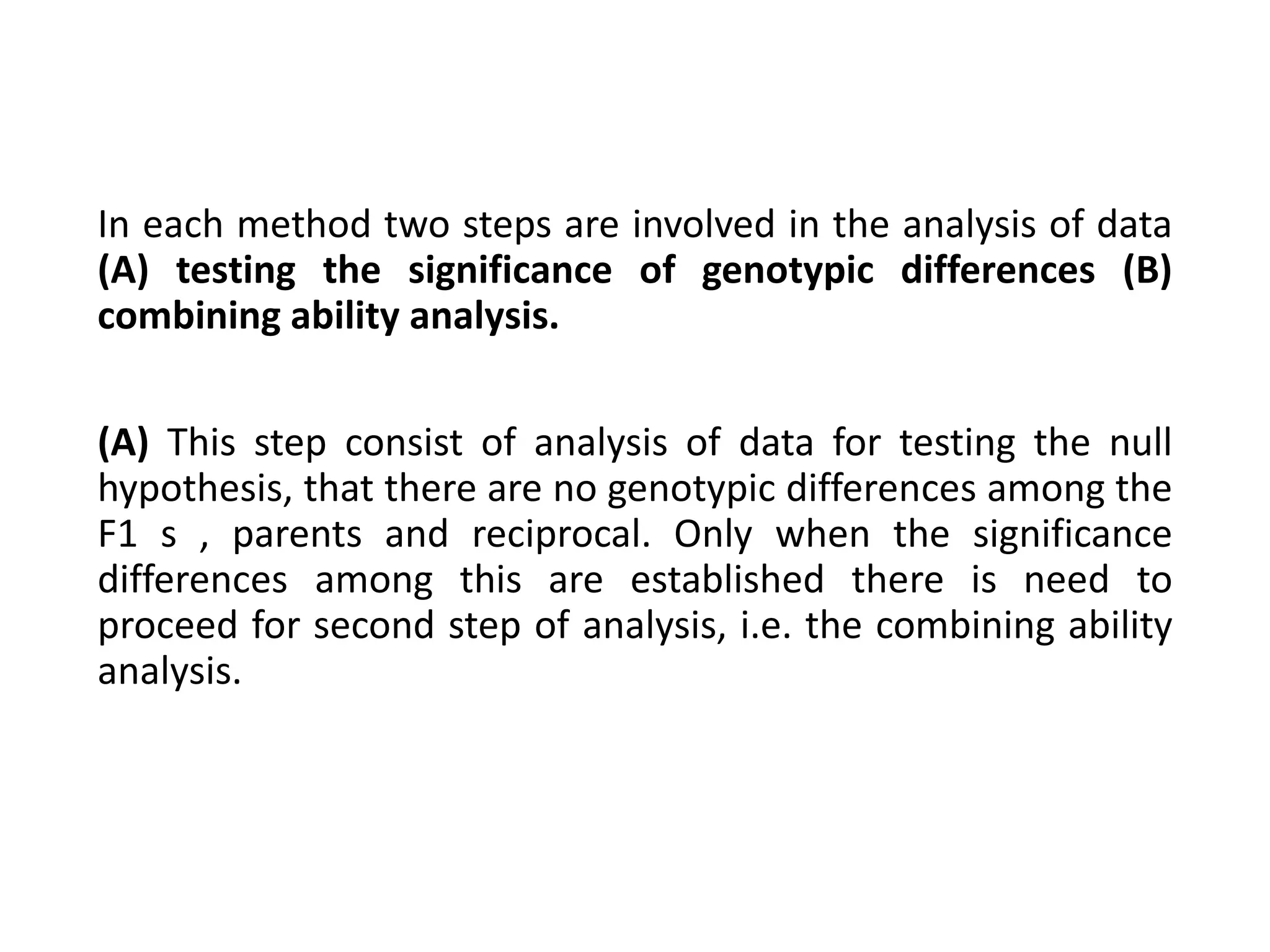 Combining ability study | PPTX