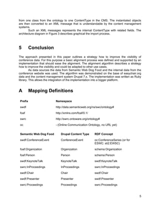 Combining and easing the access of the eswc semantic web data 0 | PDF | Web Design and HTML ...