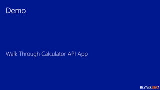 Combining biz talk server + api apps | PPTX | Internet | Computing