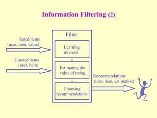 Combining content based and collaborative filtering | PPT