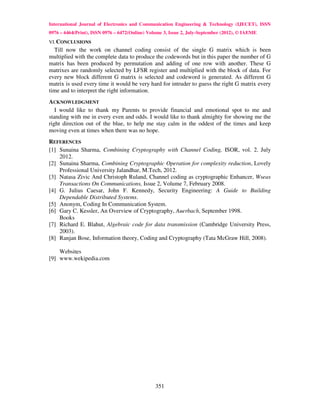 Combining cryptography with channel coding to reduce complicity | PDF