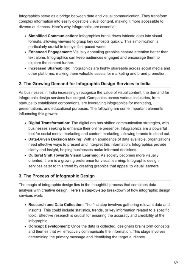 Combining Data and Design The Magic of Infographic Design Services in ...