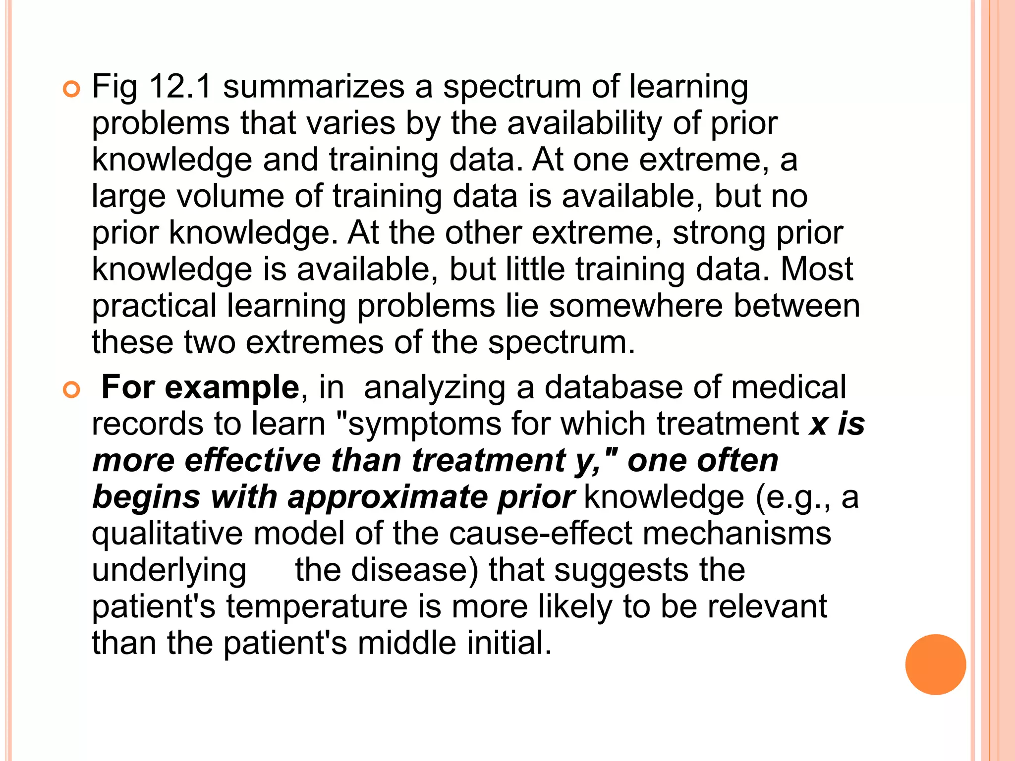 Combining inductive and analytical learning | PPTX