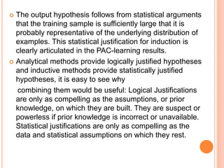 Combining inductive and analytical learning | PPTX