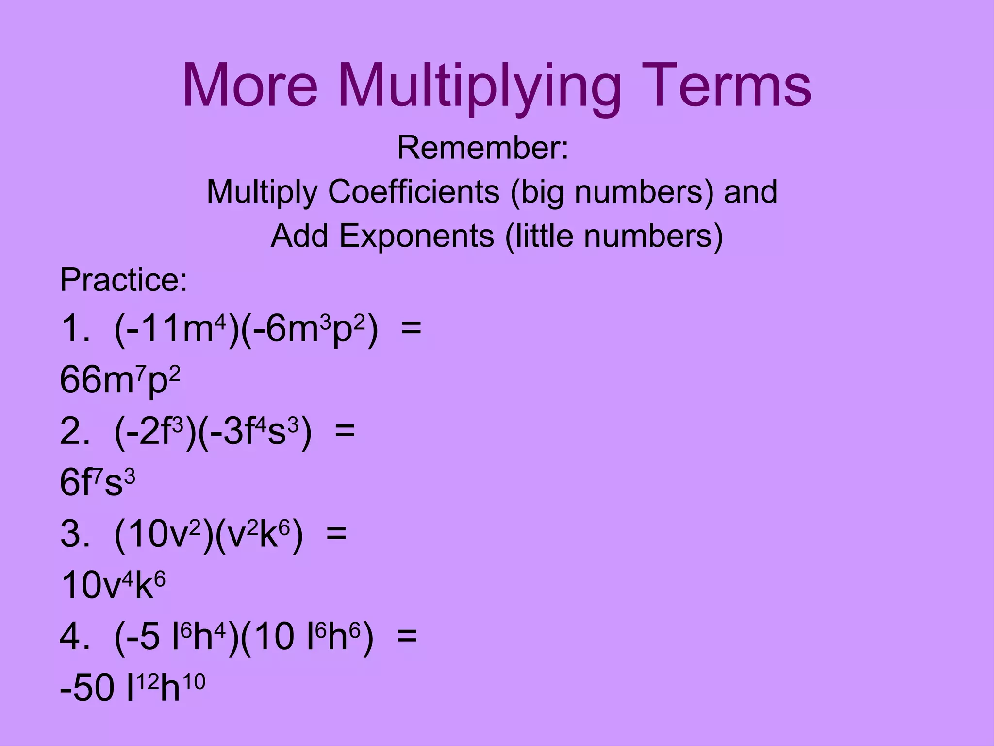 Combining like terms | PPT