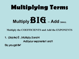 Combining like terms | PPT