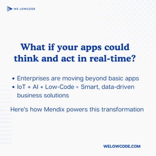Combining Mendix with IoT & AI Services | PDF