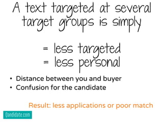 Combining multiple job profiles in one job ad | Qandidate.com