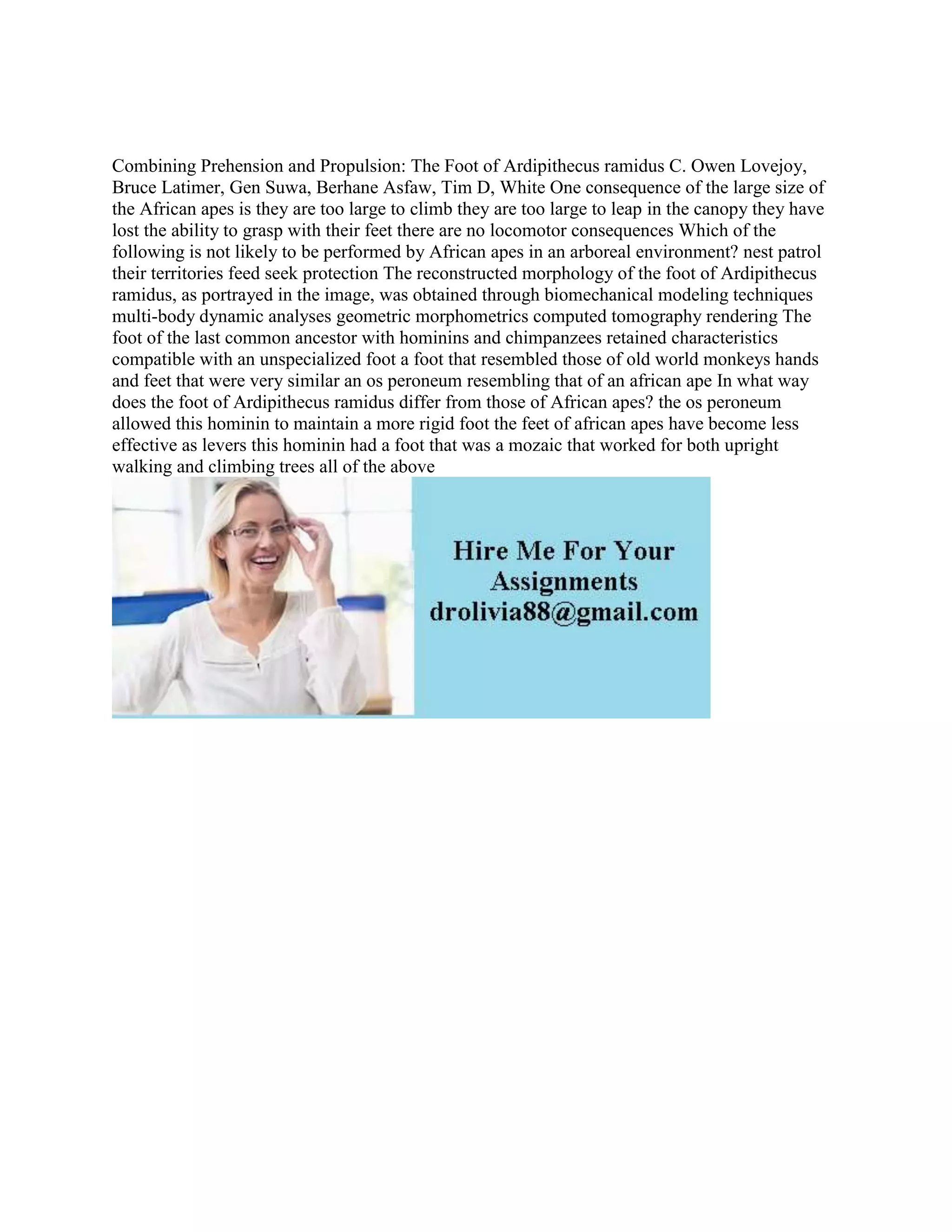 Combining Prehension and Propulsion- The Foot of Ardipithecus ramidus.docx