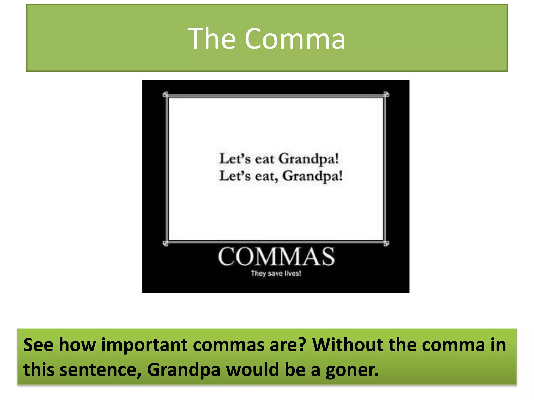 Combining sentences with semicolons and commas | PPTX