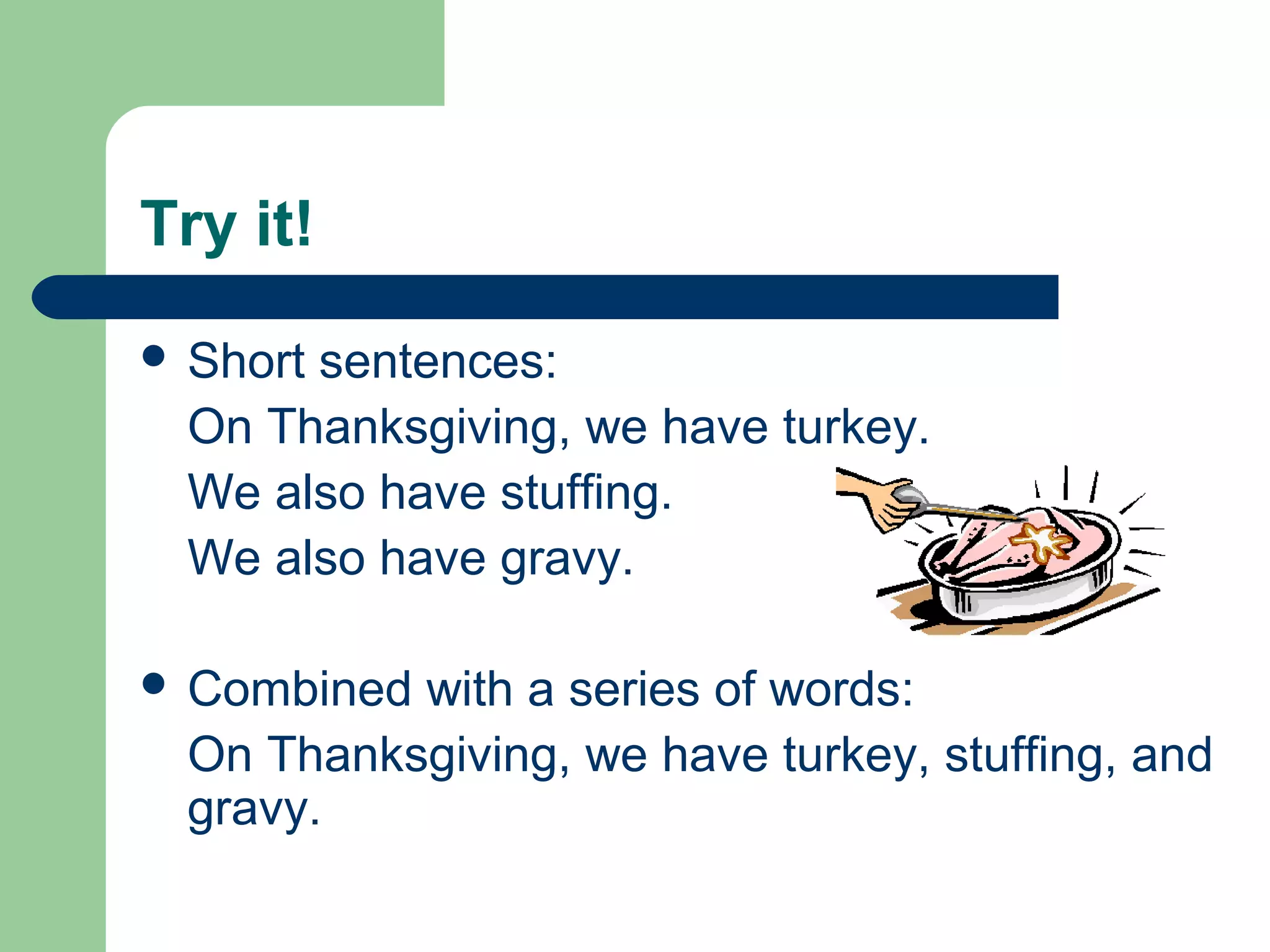 Combining sentences ppt | PPT