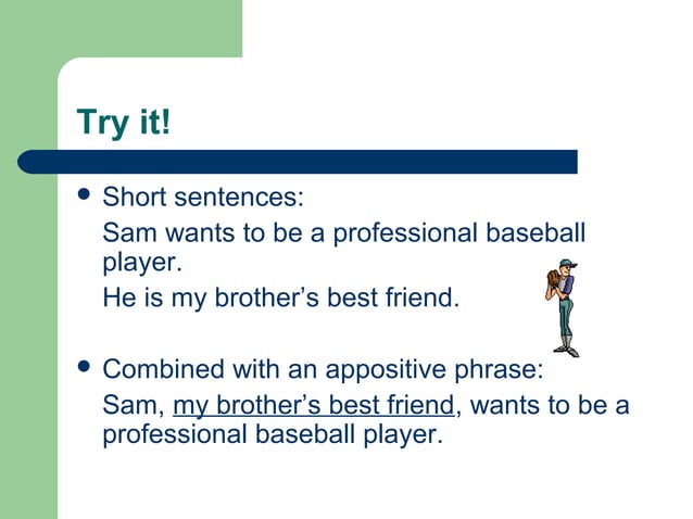 Combining sentences ppt | PPT