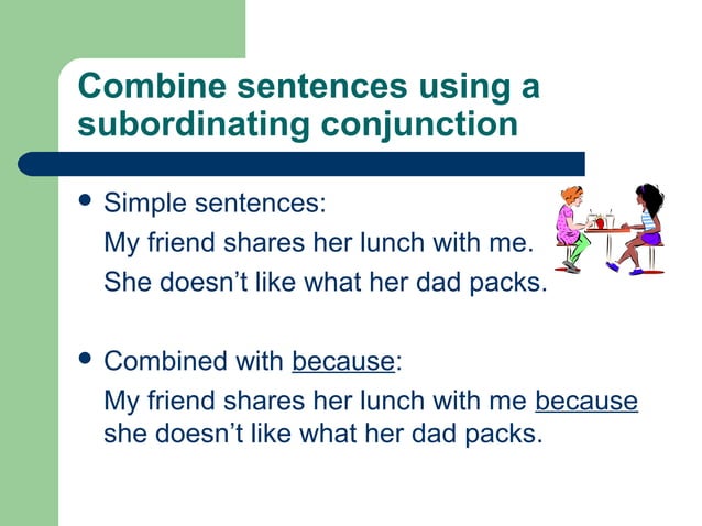 Combining sentences ppt | PPT