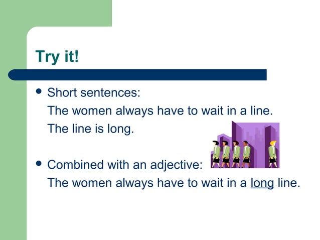 Combining sentences ppt | PPT