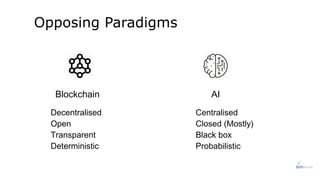 Combining two opposing paradigms - AI and Blockchain | PPT