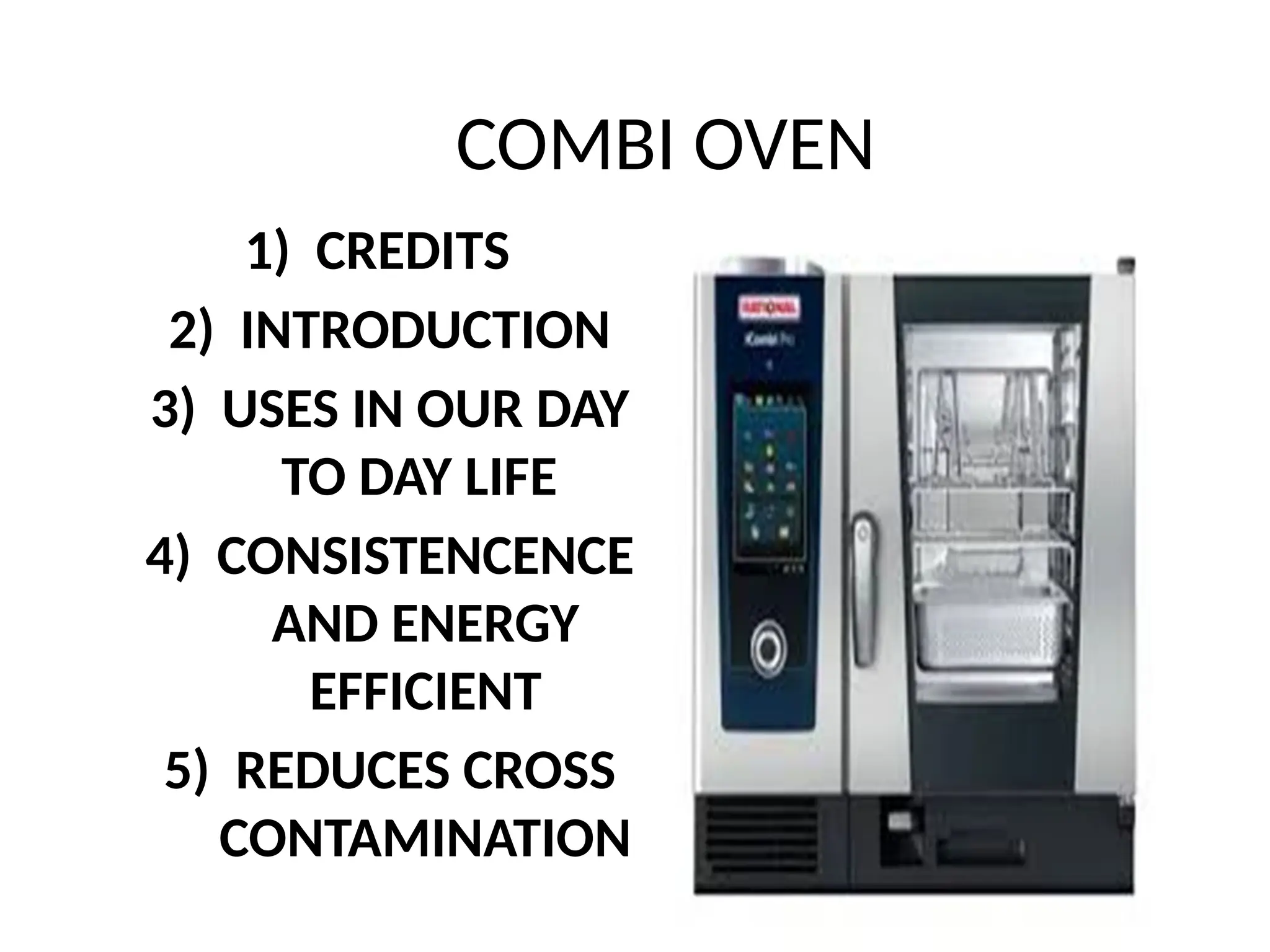 COMBI OVEN.pptx 3 combi oven training by students | PPTX