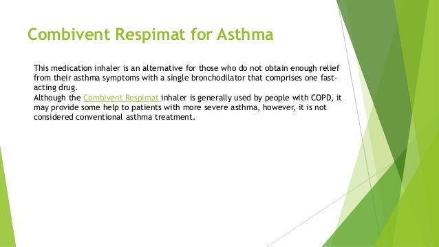 Combivent Respimat (Ipratropium/Albuterol) - Price, Uses and Side ...