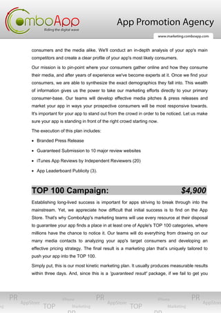 Combo App Marketing Program | PDF