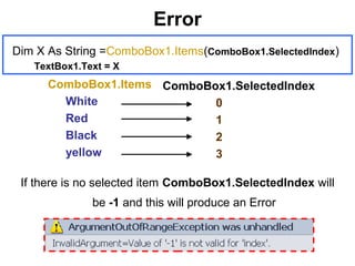 Combo box | PPT