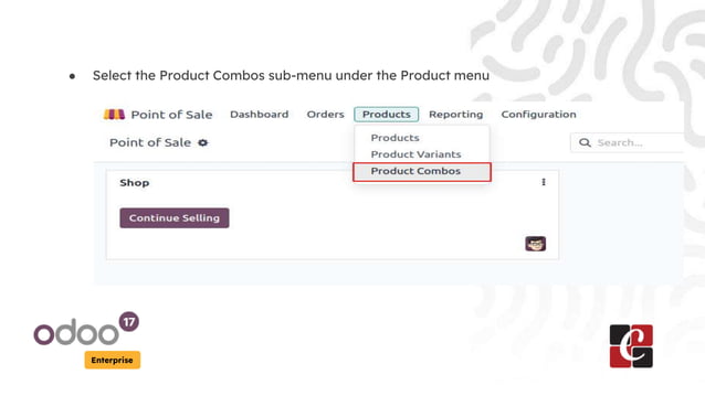 Combo Products - New Features in Odoo 17 POS | PPT