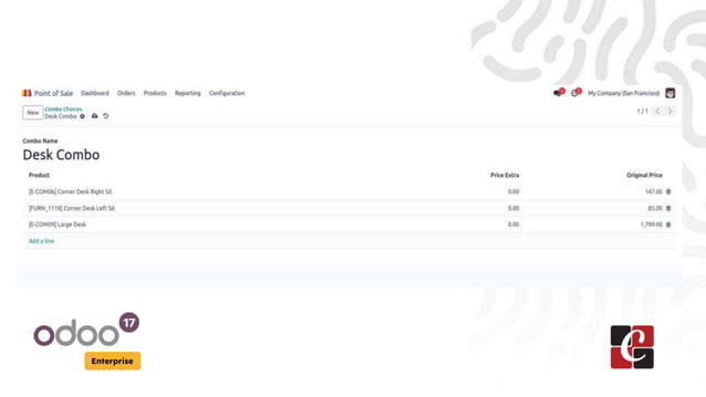 Combo Products - New Features in Odoo 17 POS | PPT