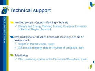 The Covenant of Mayors: role of Coordinators & Supporters - Bossio | PDF