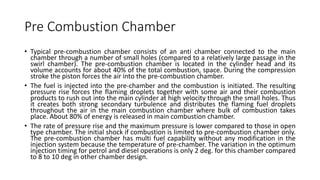 Combustion Chamber for Compression Ignition Engines | PPTX