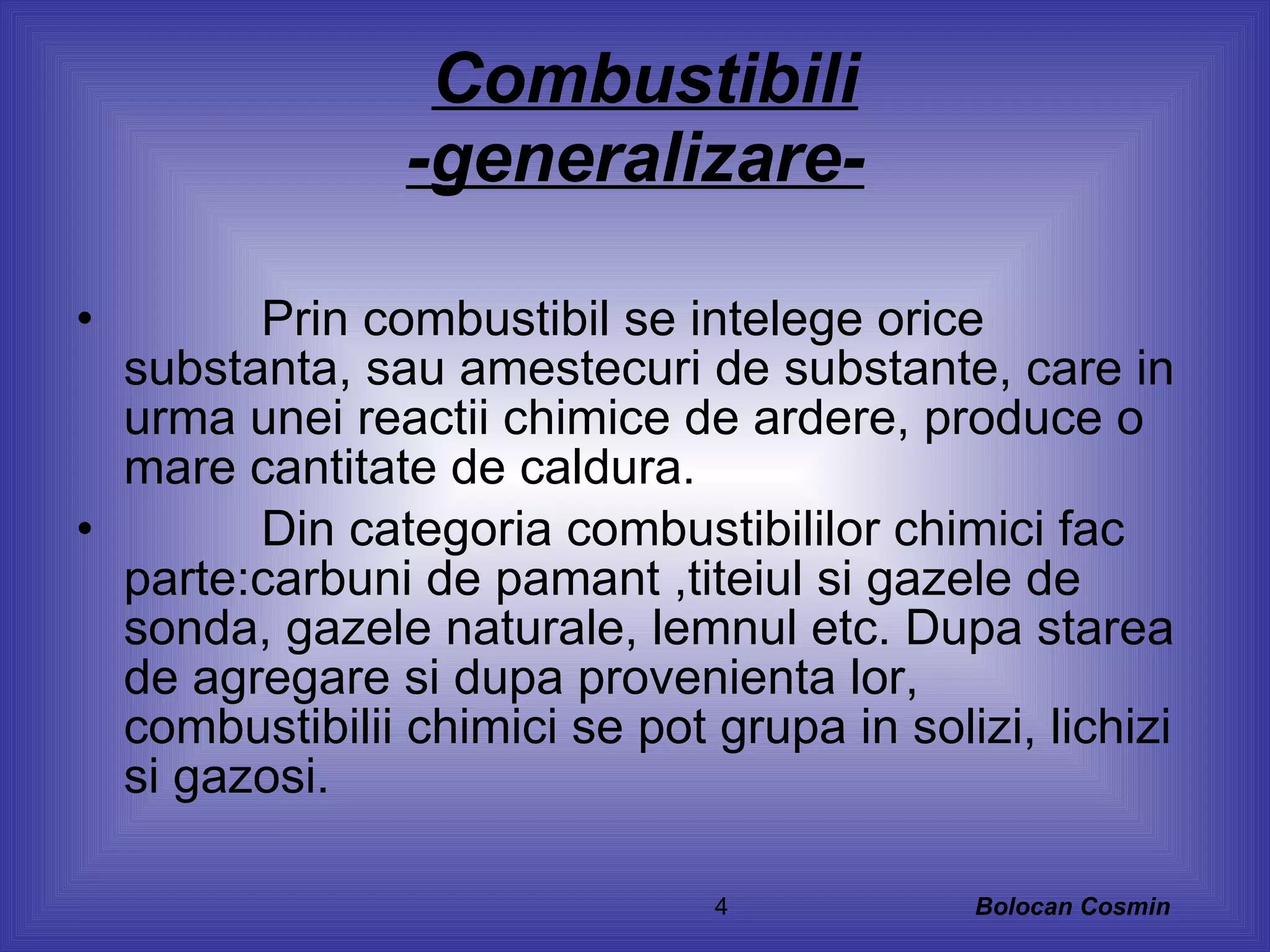 Prezentare chimie Bolocan Cosmin | PPT