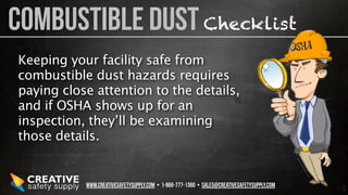 19 Ways to Deal With Combustible Dust | PDF