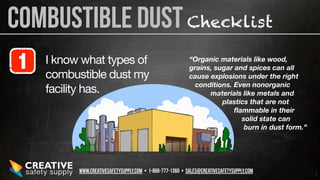 19 Ways to Deal With Combustible Dust | PDF