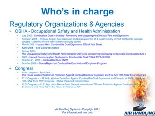 Combustible Dust CBIA March 2011 | PPT
