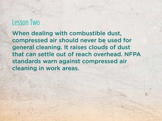 Combustible Dust Safety Programs | PDF