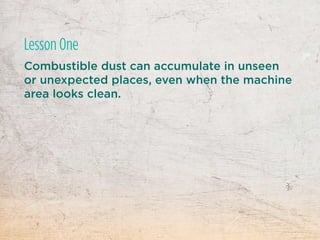 Combustible Dust Safety Programs | PDF