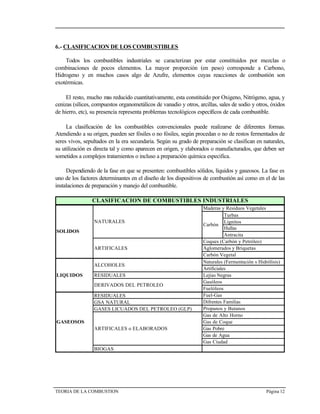 Combustión y combustibles | PDF