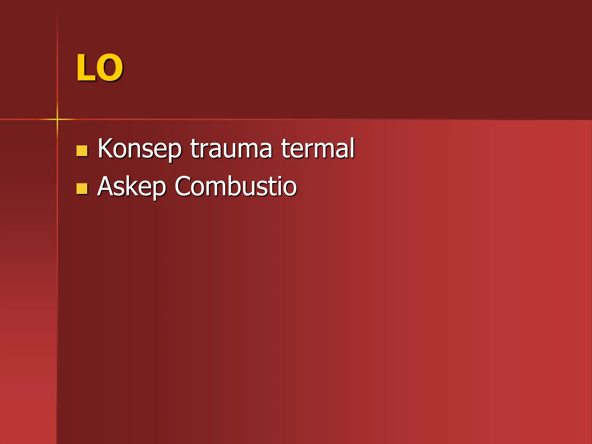 Luka bakar pada kehidupan sehari hari yang | PPT