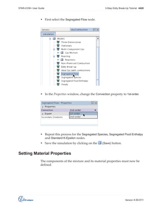 Combustion tutorial ( Eddy Break up Model) , CFD | PDF