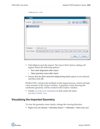 Combustion tutorial ( Eddy Break up Model) , CFD | PDF