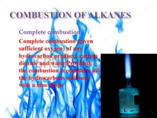 Combustion of Carbon Compounds | PPT