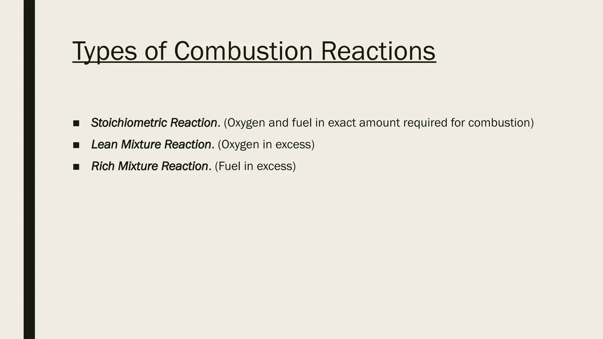 Combustion analysis basic concepts and strategy | PPTX